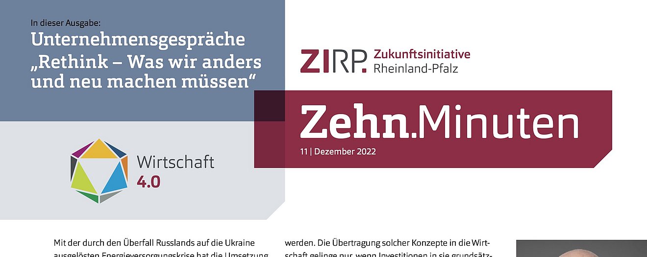 ZIRP Zehn Minuten: Rethink – Was wir anders und neu machen müssen | ZIRP